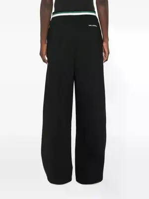 Karl Lagerfeld Ikon Wide-leg Track Pants