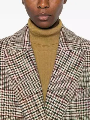 Federica Tosi Prince Of Wales Check Double-breasted Coat