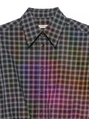 CORDERA Checked Shirt With Elasticated Hem