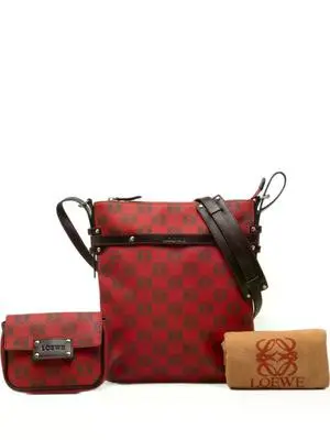Loewe 2000-2026 Anagram Coated Canvas Crossbody Bag