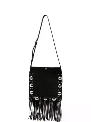Valentino Garavani Fringed Stud-embellished Tote Bag