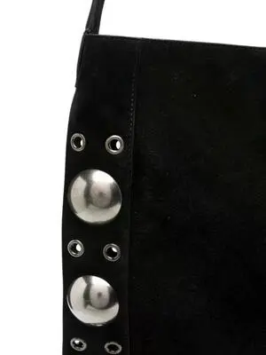 Valentino Garavani Fringed Stud-embellished Tote Bag