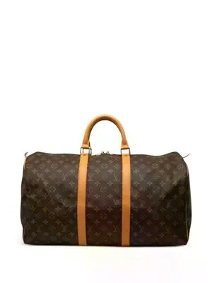 LOUIS VUITTON Monogram Keepall 50 Travel Bag