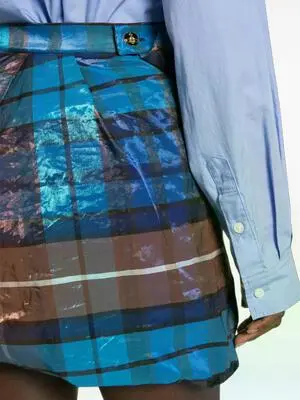 VIVIENNE WESTWOOD Zora Plaid-pattern Mini Skirt