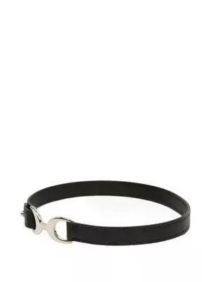 Hermès 2011 Swift Palladium Plated Pavane Double Tour Bracelet