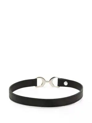 Hermès 2011 Swift Palladium Plated Pavane Double Tour Bracelet