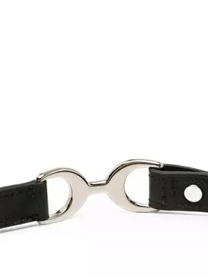 Hermès 2011 Swift Palladium Plated Pavane Double Tour Bracelet
