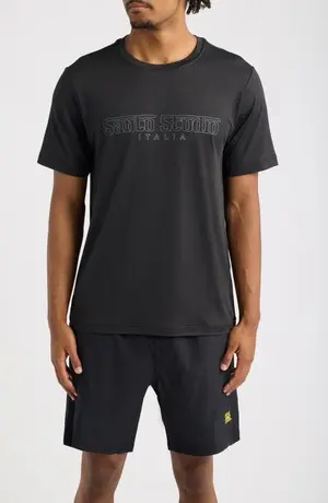 SANTO STUDIO Italia Tech T-shirt - Black