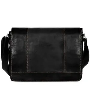 JACK GEORGES Voyager Full-size Messenger Bag - Black
