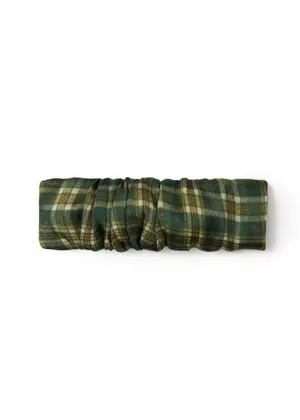 OLAH Grevelyn Silk Hair Barrette Clip - Green