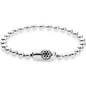 Good Art Hlywd Rosette Poplock Ball-chain Bracelet - Sterling Silver