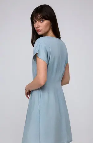 JUANA Faye Pleated Shirt Dress