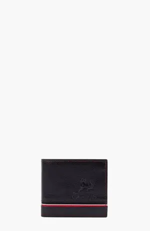 CAVALINHO The Sailor Trifold Leather Wallet 507 - Navy