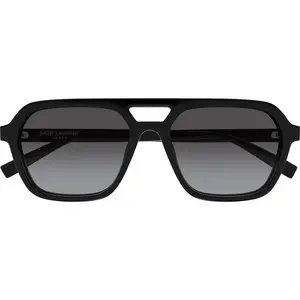 Saint Laurent Aviator Sunglasses - Black