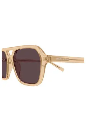 Saint Laurent Aviator Sunglasses - Yellow
