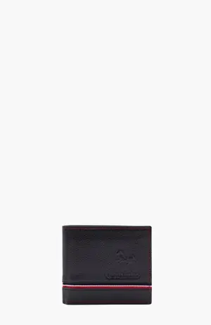 CAVALINHO The Sailor Trifold Leather Wallet 505 - Navy