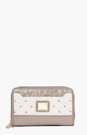 CAVALINHO Craft Small Wristlet Wallet 220 - Beige/white