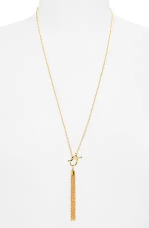PANACEA Tasseled Pendant Necklace