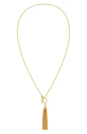 PANACEA Tasseled Pendant Necklace