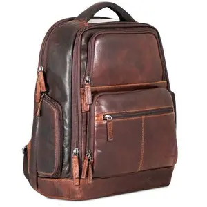 JACK GEORGES Voyager Large Tech Backpack - Brown