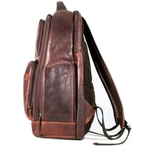 JACK GEORGES Voyager Large Tech Backpack - Brown