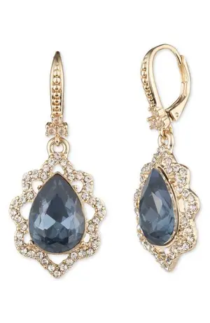 Marchesa Replenishment Crystal Pear Drop Earrings