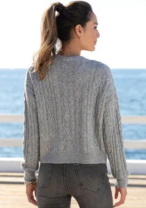 LASCANA Cable Knit Cardigan