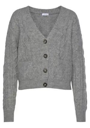 LASCANA Cable Knit Cardigan