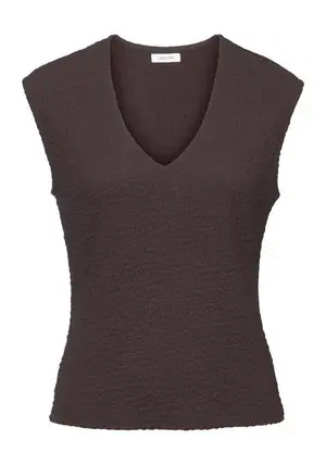 LASCANA Sleeveless Textured Top