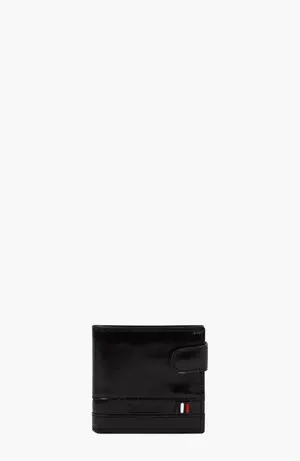 CAVALINHO Di Cavallo Trifold Leather Wallet 586 - Black