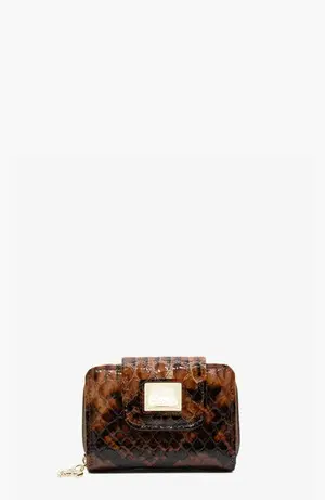 CAVALINHO Gallop Patent Leather Wallet 218 - Camel Brown