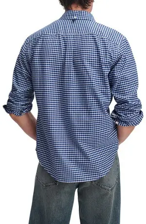 Rag & Bone Classic Plaid Cotton Oxford Shirt