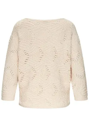 LASCANA Oversized Open Work Sweater