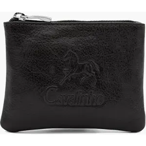 CAVALINHO Gentleman Leather Card Holder With Coin Purse 547 Black