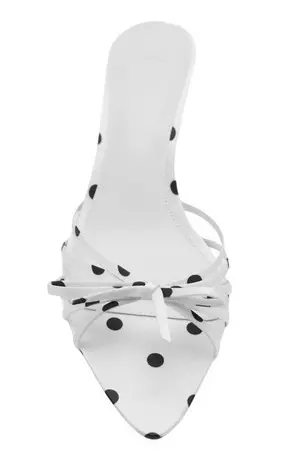Mango Polka Dot Strap Sandal