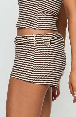 Princess Polly Olimpia Belted Micro Shorts