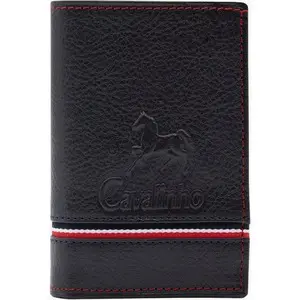 CAVALINHO The Sailor Trifold Leather Wallet 522 - Navy
