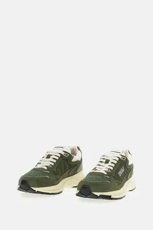 AUTRY Hyperway Mesh & Suede Sneakers - Green
