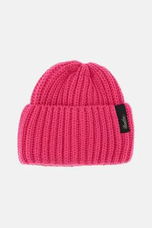 Borsalino Ribbed Knit Beanie - Rosa