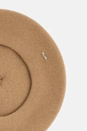 Borsalino Wool Felt Cap With Fur Pom Pom