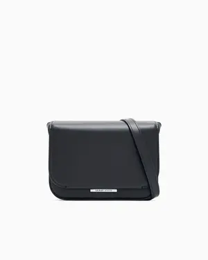Giorgio Armani X 10 Corso Como Small Leather Shoulder Bag - Black