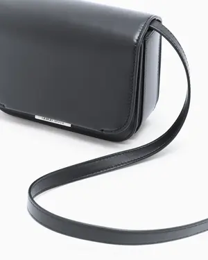 Giorgio Armani X 10 Corso Como Medium Leather Shoulder Bag - Black