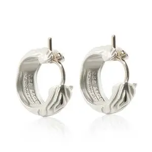Tiffany & Co. Sterling Silver Small Hoop Earrings