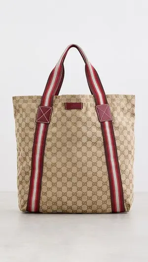 Shopbop Gg Canvas Gucci Vertical Tote Bag - Neutral