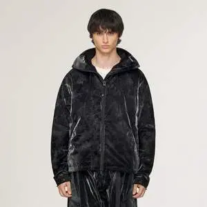 Adidas Y-3 Marble Nylon Windbreaker - Black