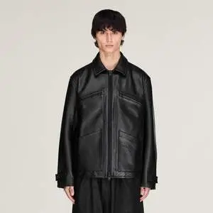 Adidas Y-3 Leather Blouson Jacket