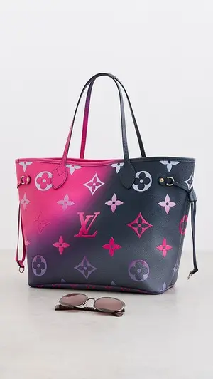 Shopbop Louis Vuitton Giant Monogram Neverfull Tote Mm