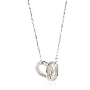 Tiffany & Co. Sterling Silver 1837 Interlocking Pendant Necklace - Sterling_silver