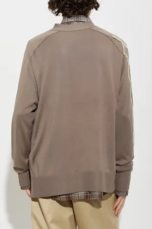 Acne Studios Silk Cardigan With Pattern