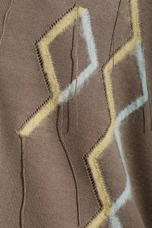 Acne Studios Silk Cardigan With Pattern